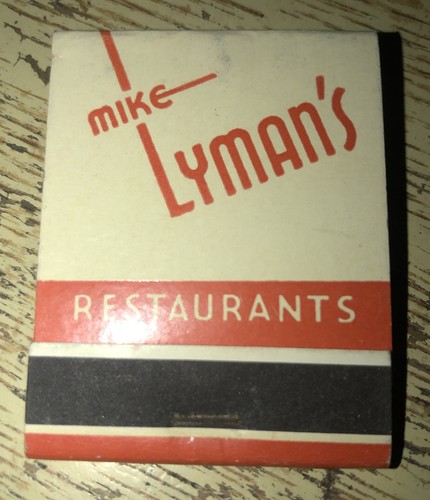 Mike Lyman’s Restaurants *Unstruck* Matchbook Hollywood Los Angeles ...
