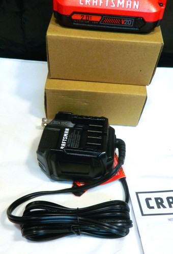 NEW OEM Craftsman CMCB101-20V MAX 2.0 Ah Lithium-Ion 2 Batteries ...