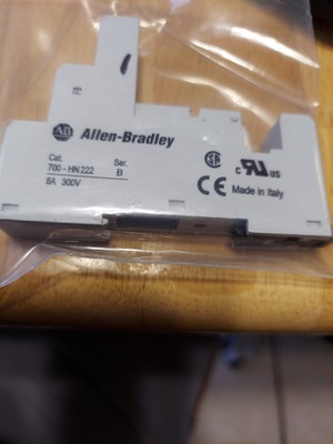 Allen-Bradley 700-HN222 Screw Terminal Relay Socket DIN Rail Mount 8A ...