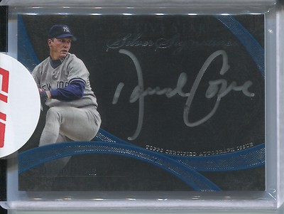 2014 TOPPS FIVE STAR DAVID CONE SILVER SIGNATURES AUTO 10/20 NEW YORK ...