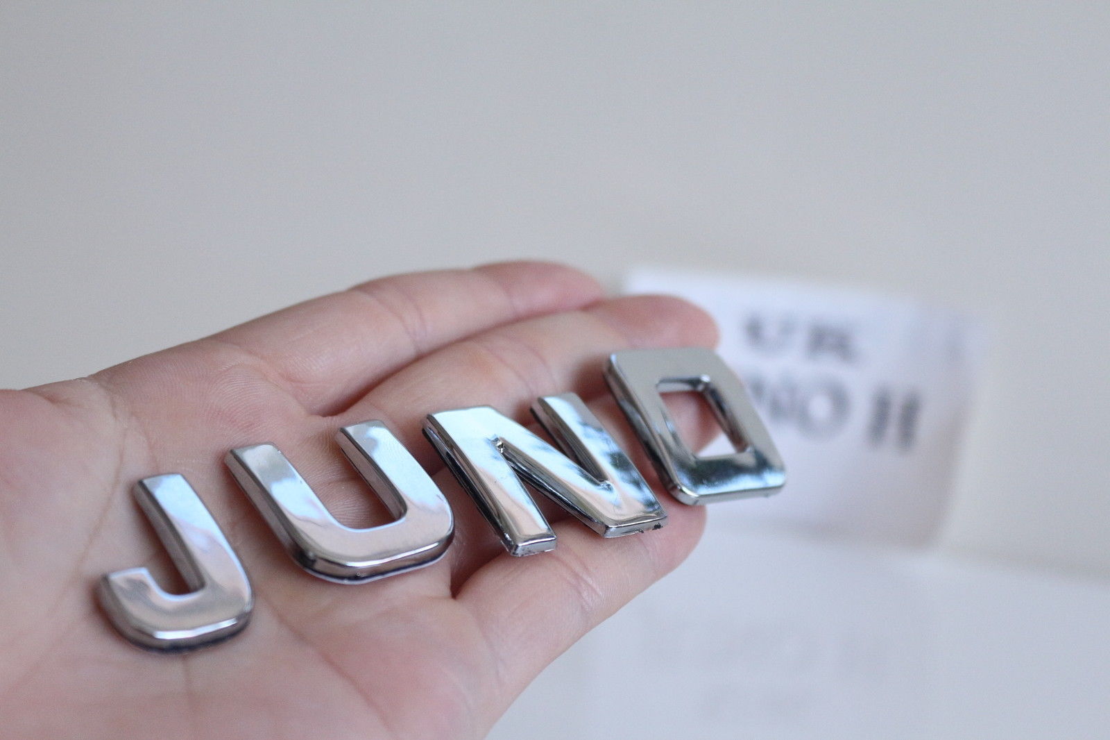 Chrome 3D Self-adhesive Letter number car badge emblem sticker for Home ...