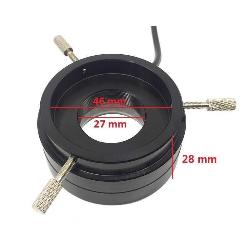 LED Ring Light Source Brightness Adjustable 40 LEDs For Video Stereo ...