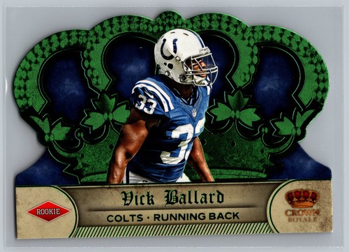 Vick Ballard 2012 Panini Crown Royale GREEN #241 Football Card NFL ...