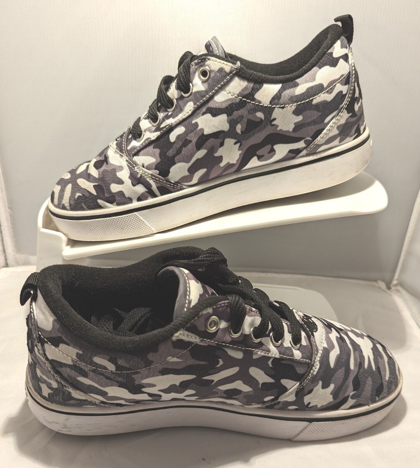 Heelys Roller Skate Shoes Sneakers Gray Camo Youth 5Y Big Boy ...
