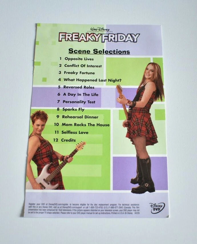 Freaky Friday Dvd