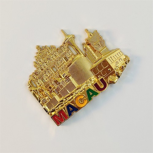 China Macau Tourist Souvenir 3D Metal Refrigerator Fridge Magnet Craft ...