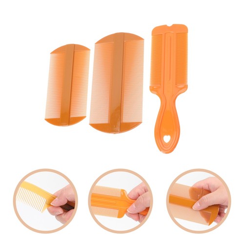 3 Pcs Anti-dandruff Comb Pack of Combs for Kids Hair Child Scalp Double ...