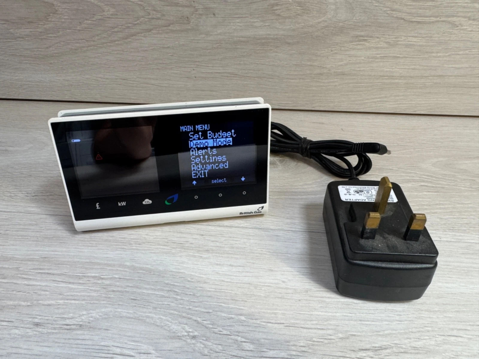 British Gas Geo IHD Duo Smart Home Energy Monitor Meter Display + POWER ...