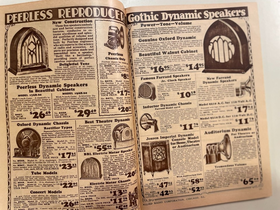 Allied Radio Corp 1930 vintage radio amateur vacuum tubes Knight ...