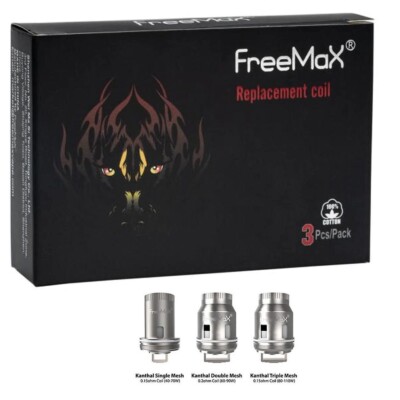 FREEMAX MESH PRO KENTHAL SINGLE DOUBLE TRIPLE QUAD MESH 0.15 - 0.2 OHM ...