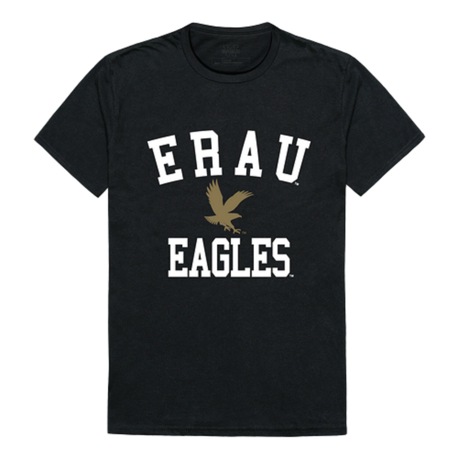 Embry Riddle Aeronautical University Eagles ERAU Cotton Graphic Black T ...