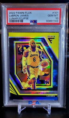 2022-23 Panini Flux - LeBron James Lunar Eclipse 05/25 PSA 10 POP2 | eBay