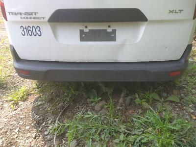 15 FORD TRANSIT CONNECT Rear Bumper has crack dent GRAY | eBay