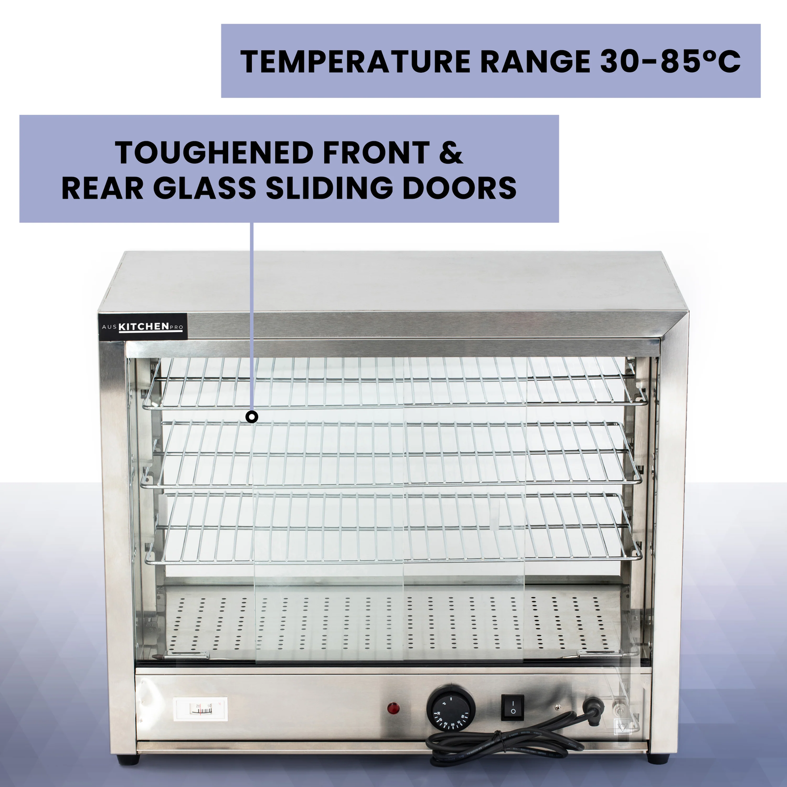 Commercial Pie Warmer & Hot Food Display Cabinet - 100 Pies Showcase ...