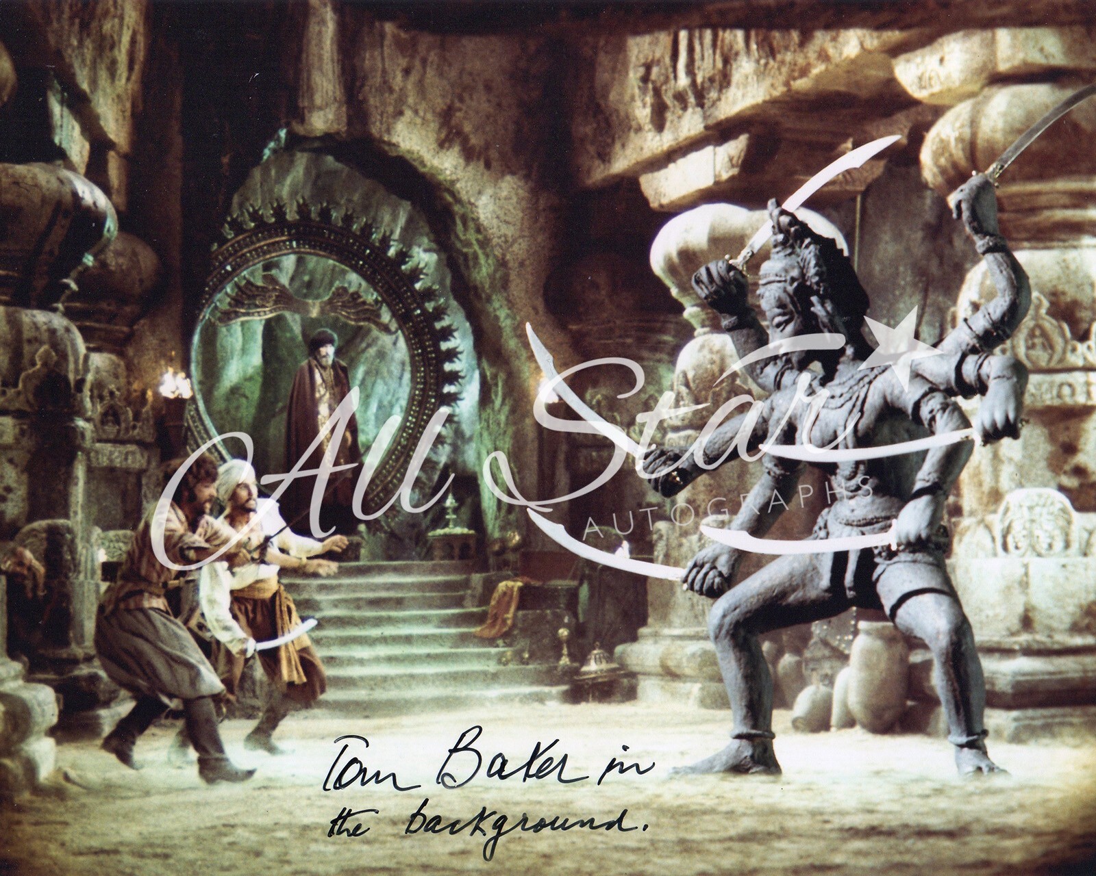 THE GOLDEN VOYAGE OF SINBAD - Tom Baker Signed Photograph RAY ...