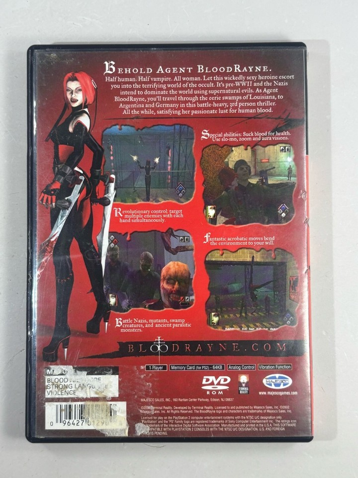 BloodRayne (Sony PlayStation 2, 2002) PS2 CIB 96427012900| eBay