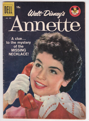 Dell Four Color #905 Very Good 4.0 Walt Disney's Annette 1958 | eBay