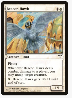 Beacon Hawk - Dissension (DIS) (x4) PLAYSET MtG Magic the Gathering NM ...