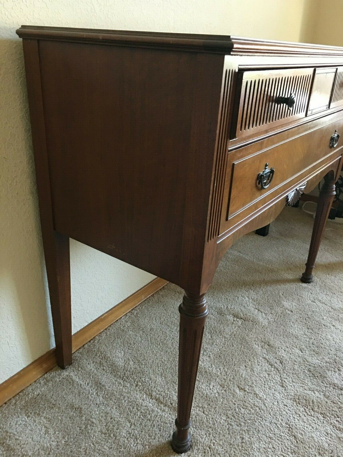 Vintage Wood Buffet Table (perfect for a big dining room/living room ...