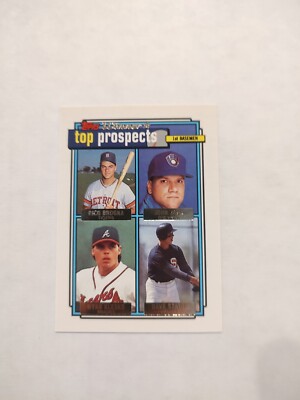 Rico Brogna / John Jaha / Ryan Klesko / Dave Staton #126 1992 Topps ...