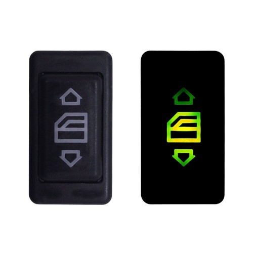 6-Pin Car/Truck Power Windows Switch Universal UP/DOWN Lighted Green ...