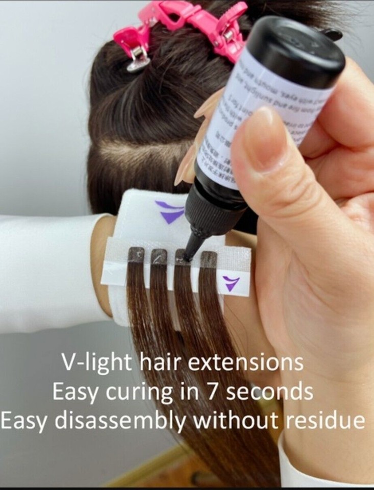 V Light Hair Extensions Kit V Light Hair Extensions Set for tape bulk ...