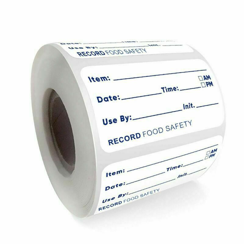 500Pcs/Roll Date Labels Fridge Food Storage Labels Catering Stickers ...