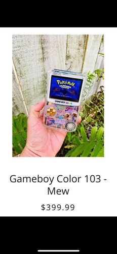 Gameboy advance/color Ancient Mew MOD | eBay.de