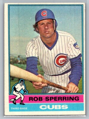 1976 Topps Vintage #323 Rob Sperring Chicago Cubs Baseball Card | eBay
