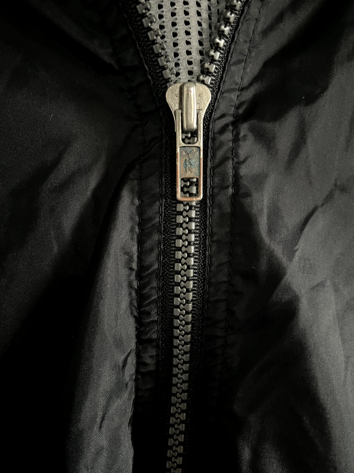 Adidas Unisex Hooded Track Jacket Black White Stripes Size S 90s Y2K ...