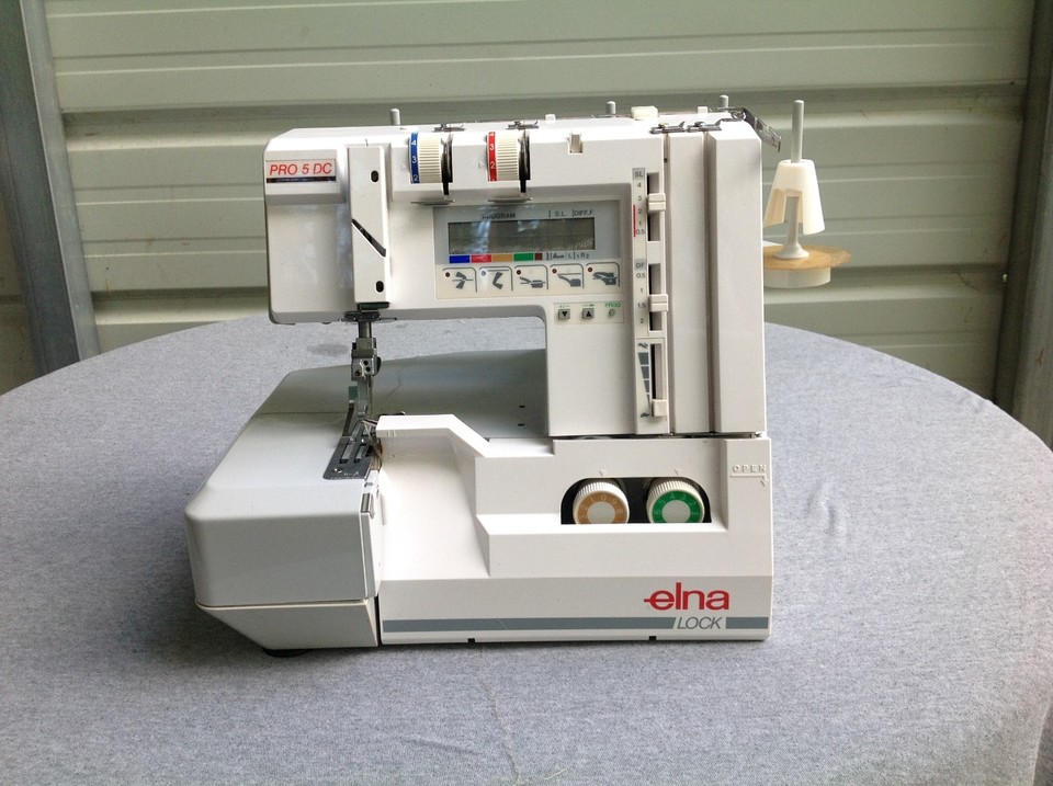 Elna Lock Pro 5 DC Serger Sewing Machine For Parts Or Repair | eBay