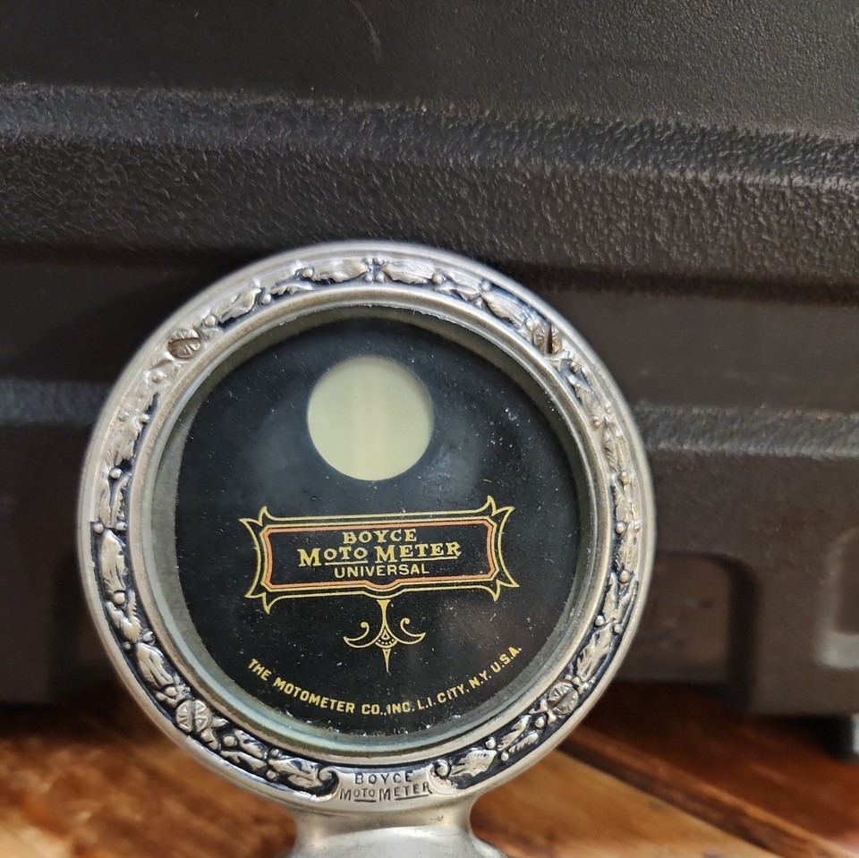 Antique 1918 Boyce Motometer Universal Ford Model T Radiator Gauge Made ...