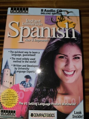 Instant Immersion Spanish by Topics Entertainment 8 Audio CDs | eBay