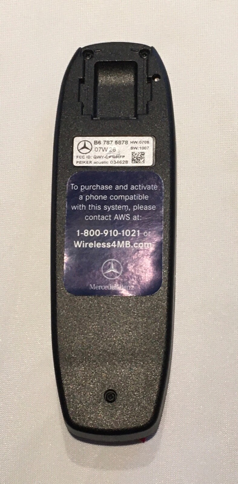 MERCEDES BENZ BLUETOOTH DONGLE PUCK INTERFACE ADAPTOR MODEL B67875878 ...