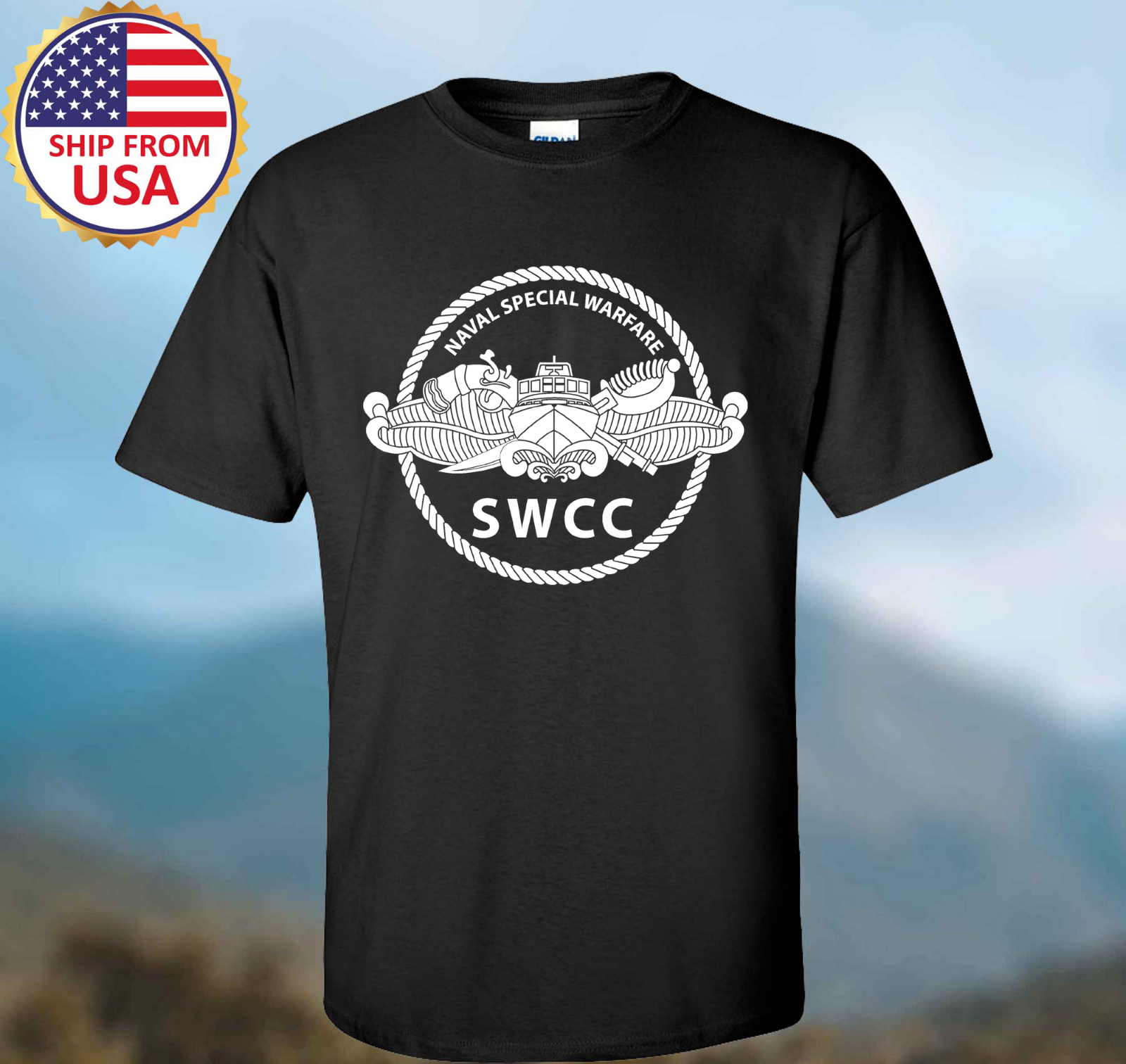 SWCC Naval Special Warfare Men's Black Size S-5XL | eBay