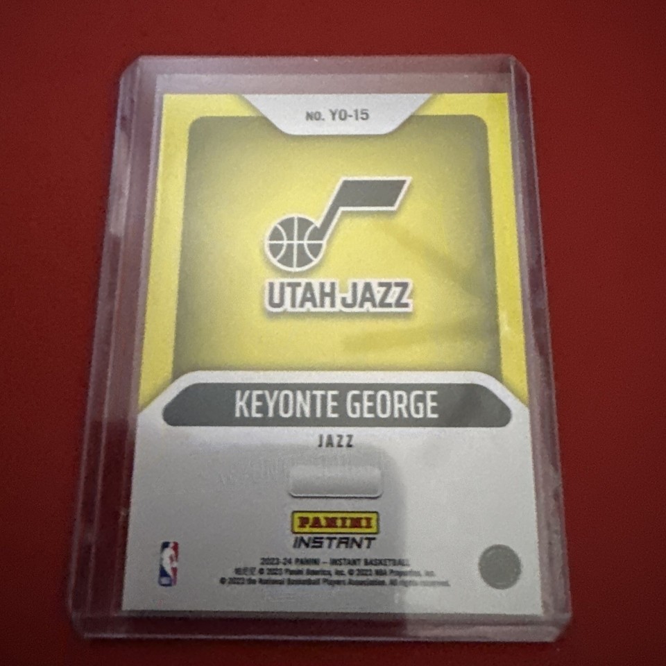 2023-24 Panini Instant #Yo-15 Keyonte George Silver Rookie Card JAZZ | eBay
