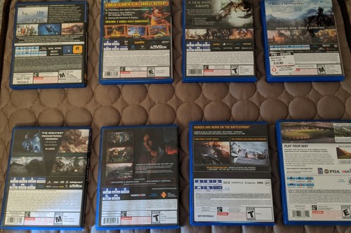 Empty Replacement PS4 Game Cases - Sony PlayStation 4 (NO GAMES ...