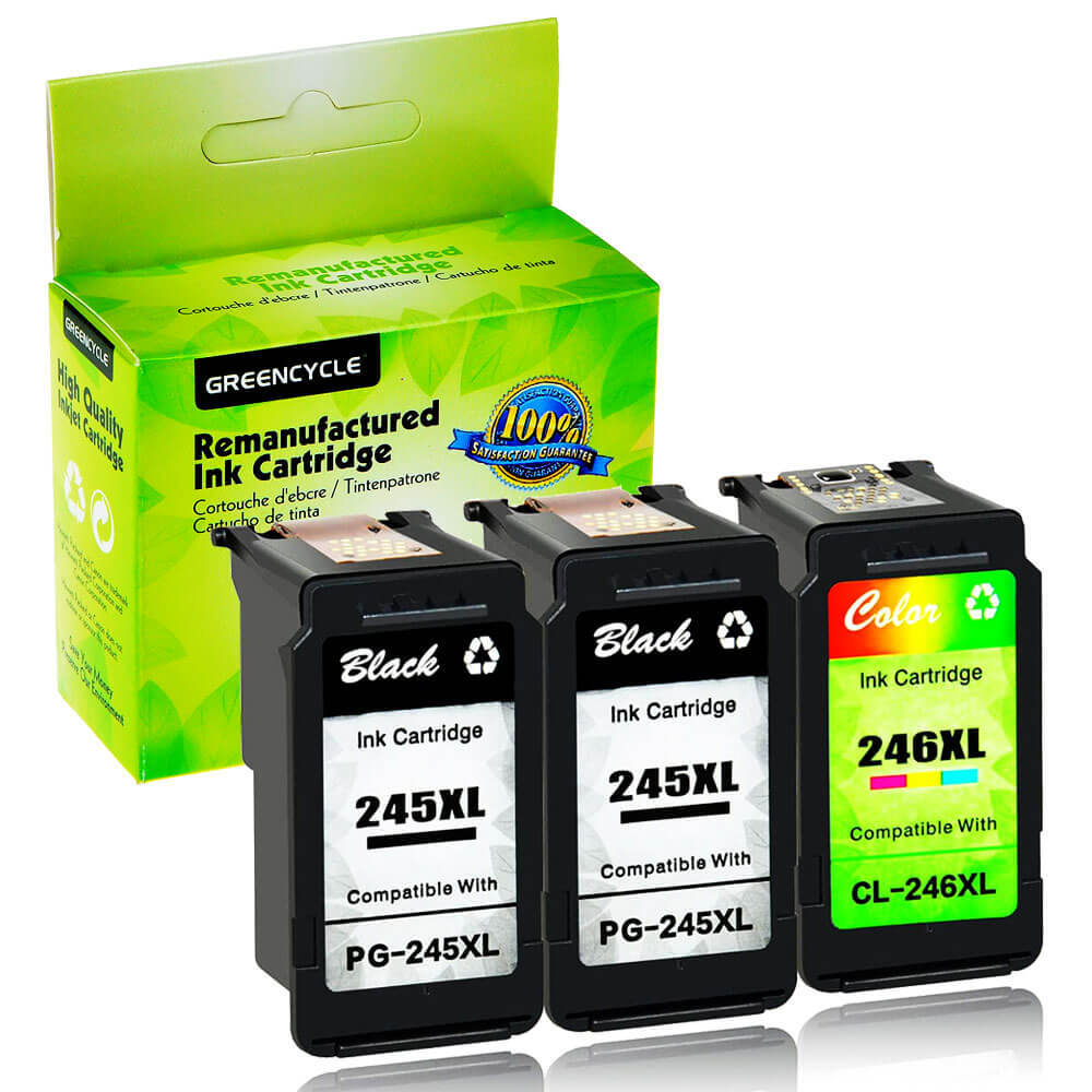 PG245XL CL246XL Ink for Canon PIXMA TS202 TS302 TS3120 TS3122 TS3129 ...