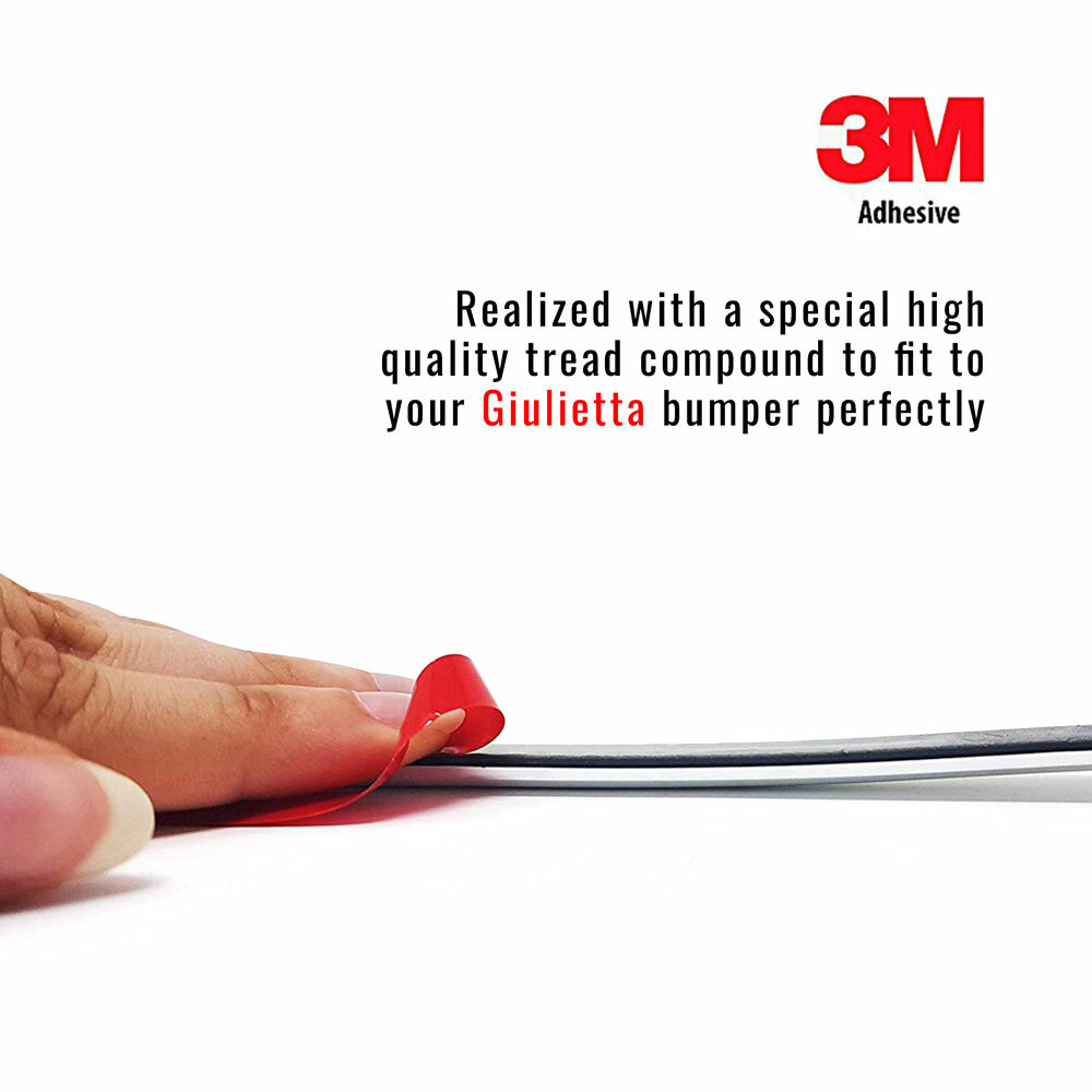 Trim Chrome Sticker for Dam Rear Bumper Alpha Giulietta 11 MM X 2,00 MT ...