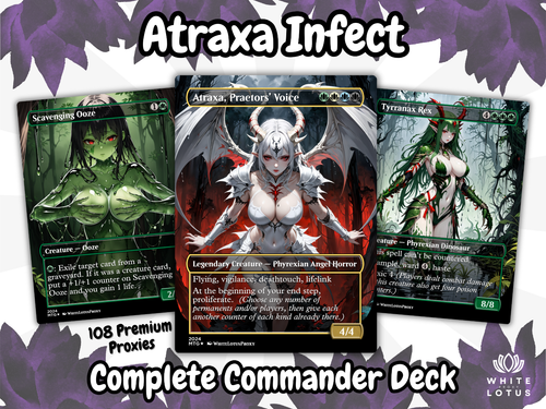 Atraxa INFECT Commander Deck MTG EDH Anime Style Waifu Proxy Deck | eBay