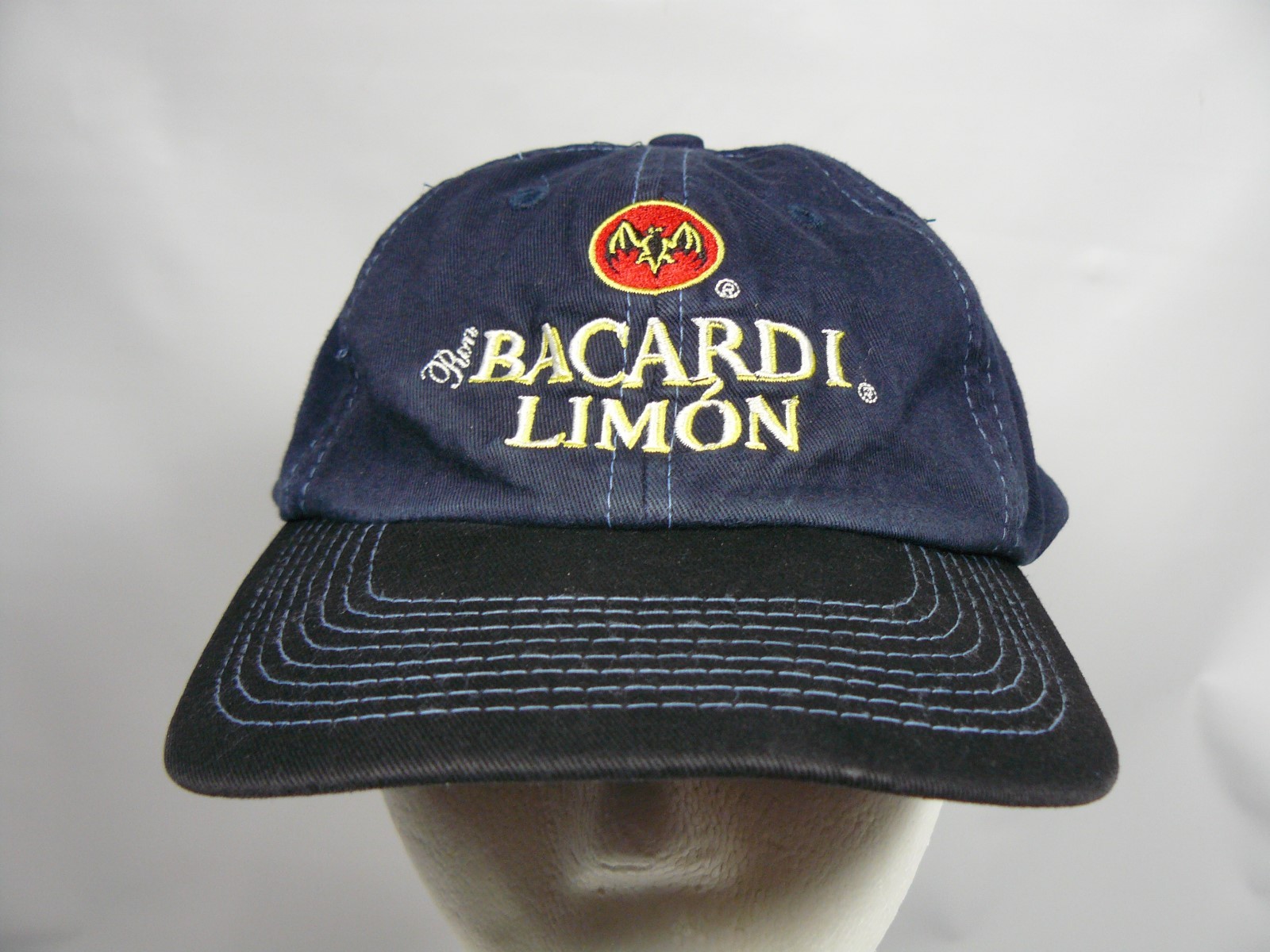 BACARDI LIMON - Bat logo - Ball Cap Hat - Adjust in b… - Gem
