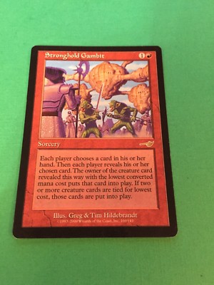 Stronghold Gambit Nemesis Mtg Magic The Gathering Vintage Card Game ...
