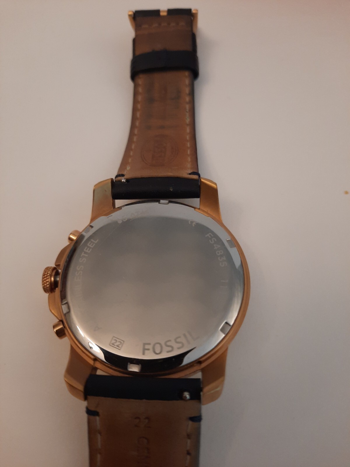 Tissot Fossil Grant Blue Men's Wrist Watch- FS4835 Rose Gold Color ...