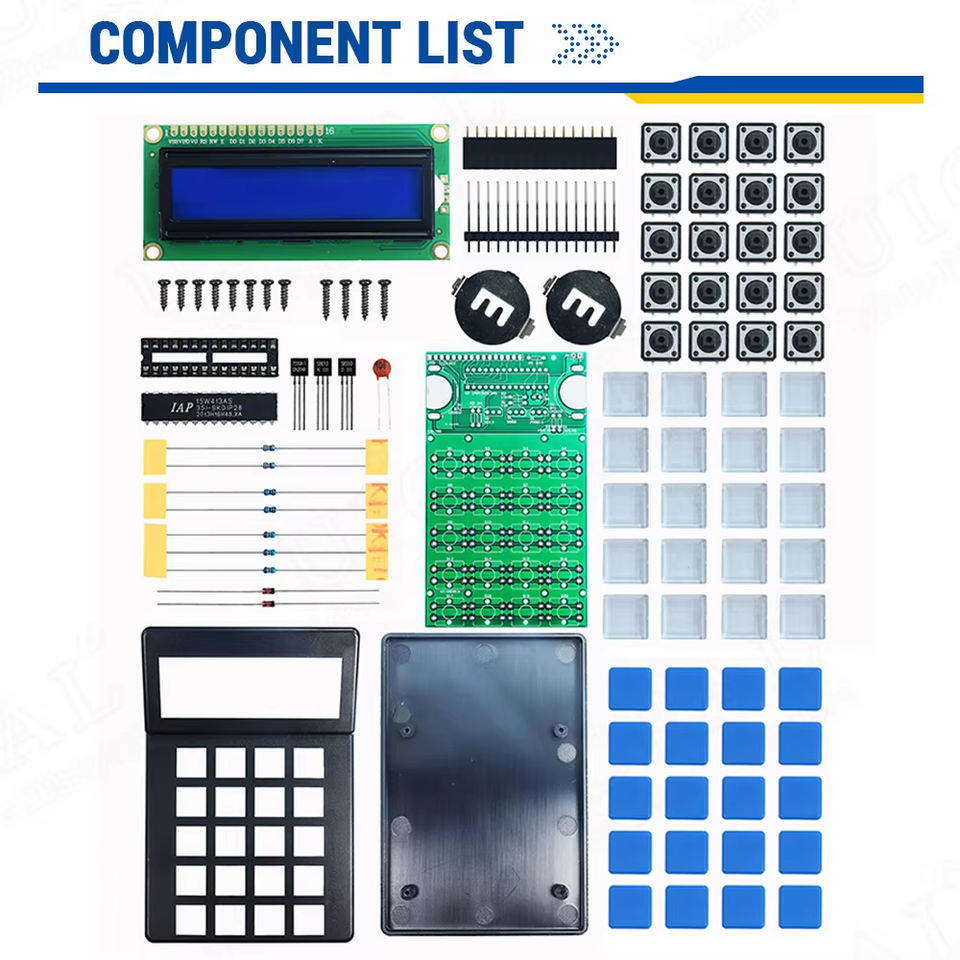 DIY Calculator Making Electronic Kit MCU Soldering Training Experiment ...