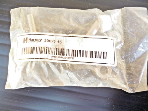 NIP - HARNEY DIE CAST HINGE PINS/DOOR STOPS - COLOR SATIN NICKEL - MPN ...