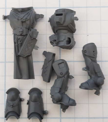 Warhammer 40k Space Marine Bits Primaris Apothecary Engraved Torso ...