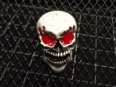 "SKULL, RED EYES" BRAND NEW Lapel Pin PEWTER GUARANTEED FOR LIFE | eBay