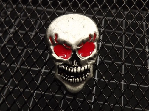 "SKULL, RED EYES" BRAND NEW Lapel Pin PEWTER GUARANTEED FOR LIFE | eBay