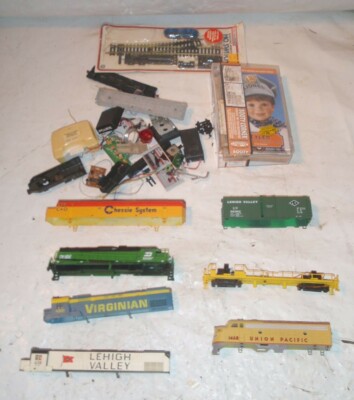 Lot Of HO Train Parts - Engine Shells, Miscellaneous Motors, Etc | eBay