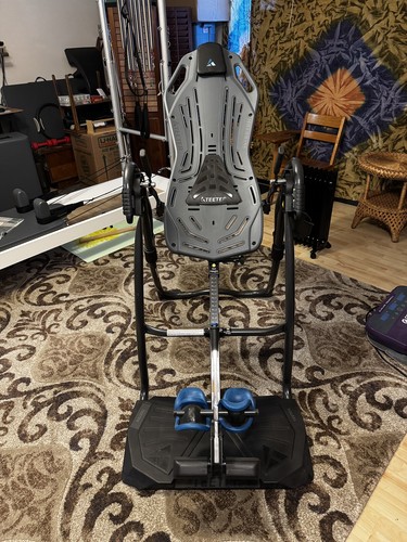 TEETER FITSPINE LX9 INVERSION TABLE DELUXE EASY-TO-REACH LOCK - BLACK ...